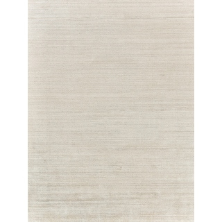 EXQUISITE RUGS Sanctuary Hand-loomed Bamboo Silk/Wool Beige Area Rug ...