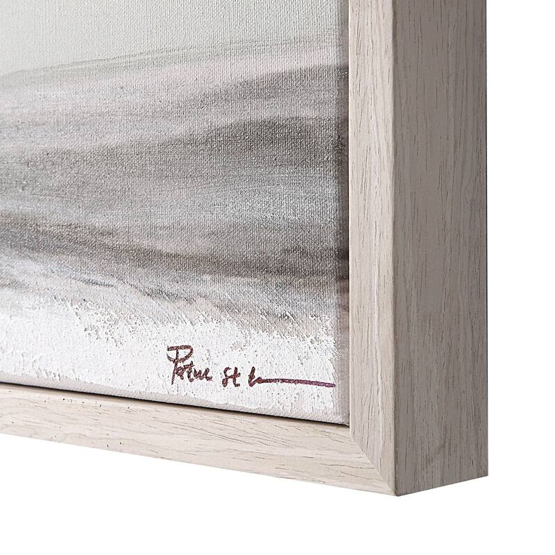 Renwil Taormina Canvas Wall Art with Bleached Wood Frame - On Sale - Bed Bath & Beyond - 39745251