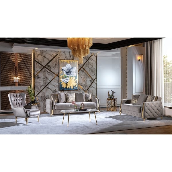 Lust Modern Style 2PC/3PC Living Room Set Made with Wood - Bed Bath ...