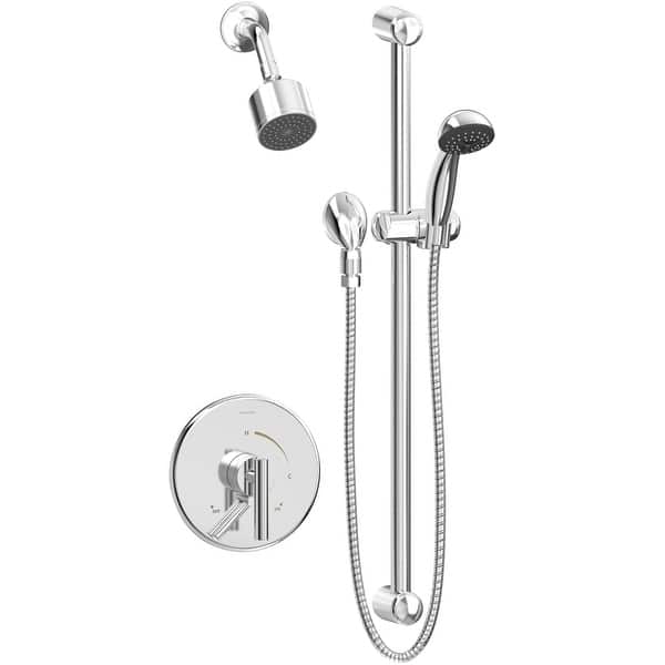 Symmons Dia Pressure Balanced Shower System with Shower Head, Hand ...