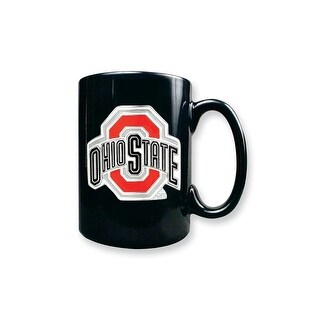 Collegiate Ohio State 15 Oz Black Ceramic Mug - Bed Bath & Beyond ...