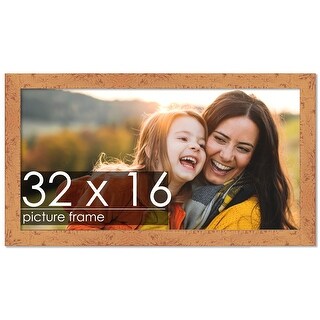 32x16 Shabby Chic / Farmhouse Orange Picture Frame with UV Acrylic ...