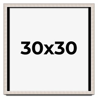 30x30 Shadow Box Frame Silver Real Wood Contemporary Shadowbox Display ...