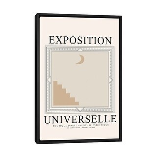 iCanvas "Exposition" by Flower Love Child Framed - Bed Bath & Beyond ...