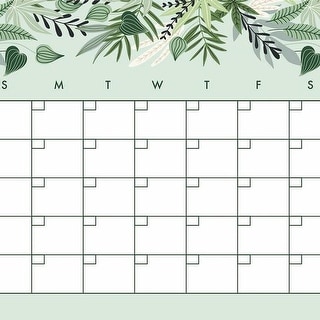 RoomMates Tropical Monthly Calendar Dry Erase Wall Decal - Bed Bath ...