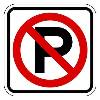 Lyle No Parking Parking Sign,24" x 24" R8-3A-24DA - 1 Each - Multi ...