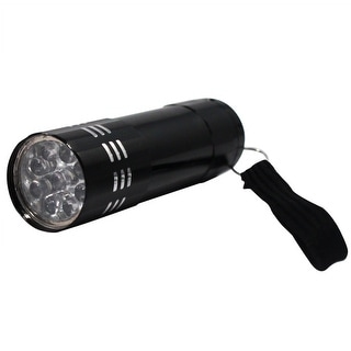 9 LED Super Bright Portable Black Mini Flashlight w - Bed Bath & Beyond ...