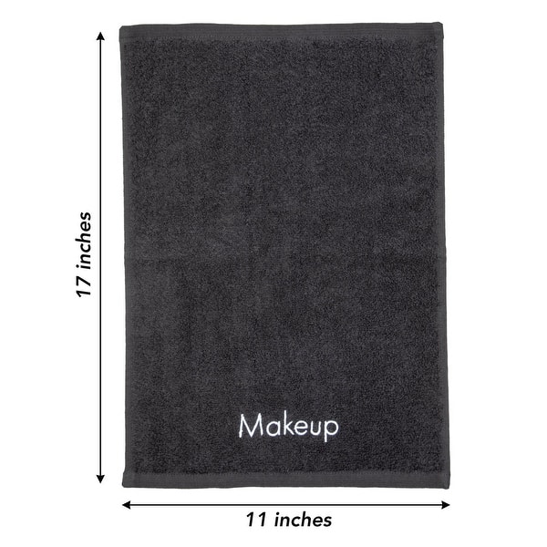 Cotton Embroidered Makeup Remover Towels - Set of 6 - Bed Bath & Beyond ...