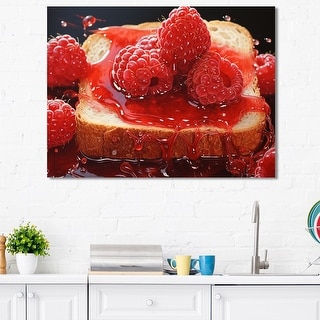 Designart "Jam Junction " Breakfast Wall Art - Bed Bath & Beyond - 39917407