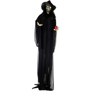 Life-Size Animatronic Witch | Indoor/Outdoor Halloween Decoration ...