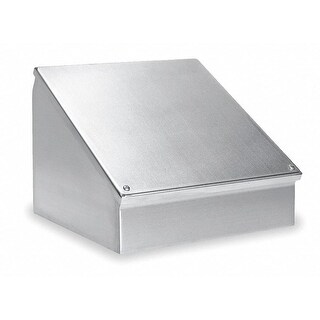 Sloped Top Enclosure: Screws, 8 in Nominal Enclosure Ht, 8 in Nominal ...