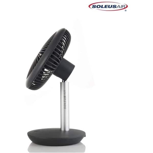 Soleus Air Ultra-Portable Rechargeable Desktop Air Circulator - Bed ...