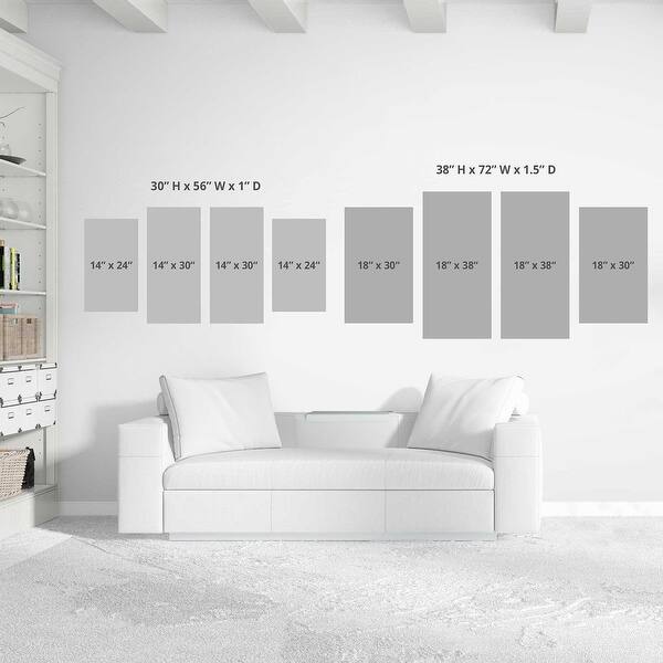 "Hebrews 11 27 Seeing Him Who Is Invisible" Print on Canvas Set of 4 ...