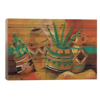 Southwest Arrangement Print On Wood by Kristin Harvey - Multi-Color ...
