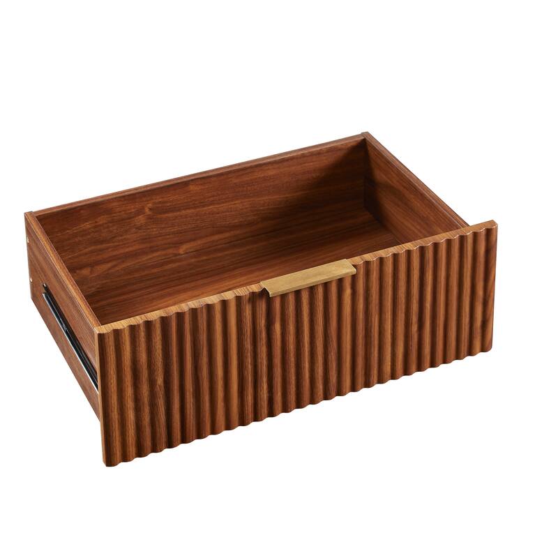 GDF Studio - Halden Modern 3-Drawer Dressers with Wave Design, Bedroom ...