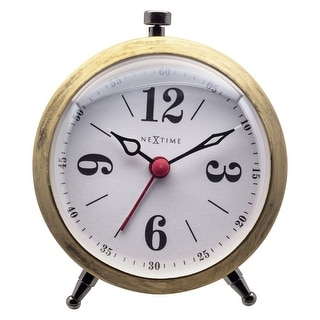 "Harvey" 4- Inch Alarm Clock, Silent Motion - Bed Bath & Beyond - 39097607
