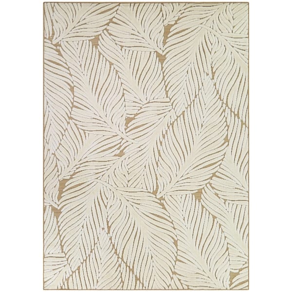 Alegria Tropical Leaves Area Rug - On Sale - Bed Bath & Beyond - 38197274