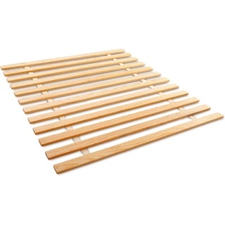 Heavy-Duty Solid Pine Wood Bed Support Slats, Queen Size - Easy ...