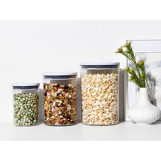 OXO Good Grips Round POP Containers - BPA Free - Bed Bath & Beyond ...