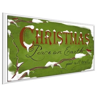 "Peace On Earth" by Jodi Print on Floating Canvas - Bed Bath & Beyond ...