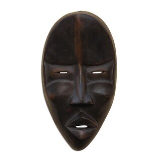 Handmade Dan Mediator Dan wood mask (Ghana) - Bed Bath & Beyond - 5261074
