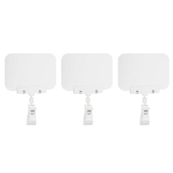 Adjustable Plastic Sign Clip A6 360 Degree Rotatable Bending Clip 3Pcs ...