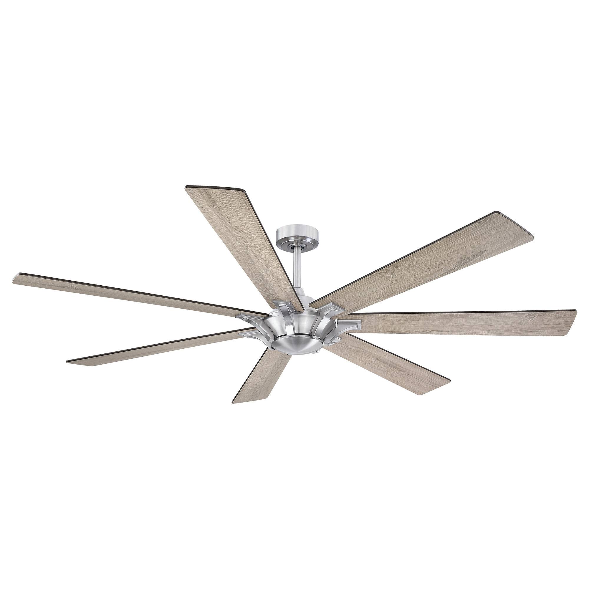 72" Farmhouse Reversible 7-Blade Large Windmill Ceiling Fan without ...