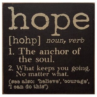 Hope Definition Sign - Black - Bed Bath & Beyond - 28271193