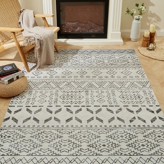 Geometric pattern Area Rug 381 - Bed Bath & Beyond - 40132012