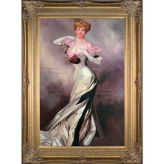 Giovanni Boldini 'Portrait of the Countess Zichy, 1905' Hand Painted ...