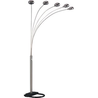 84"H Silver 5-Head Cap Style Floor Lamp (1PC/CTN) - Bed Bath & Beyond ...
