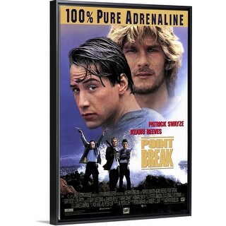 "Point Break (1991)" Black Float Frame Canvas Art - Bed Bath & Beyond ...