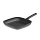 BergHOFF Helix Nonstick Ceramic Grill Pan, Recycled Aluminum, Black ...