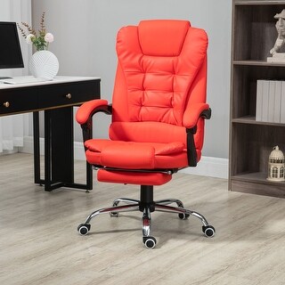 Executive Chair Office Chair Ergonomic Chair with Extendable Footrest ...