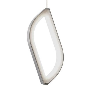 Tech Lighting 700MPFLM-LED Folium 1 Light LED Pendant with White ...