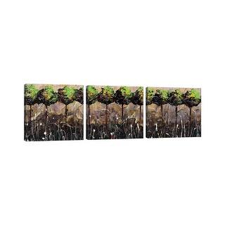 iCanvas "Landscape In Green" by Donatella Marraoni 3-Piece Canvas Wall ...