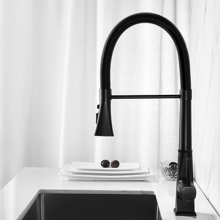 360° Rotating High-Arc Pull-Down Kitchen Faucet - Bed Bath & Beyond ...