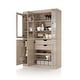 Palace Imports 100% Solid Wood China Pantry with Glass or Solid Wood ...