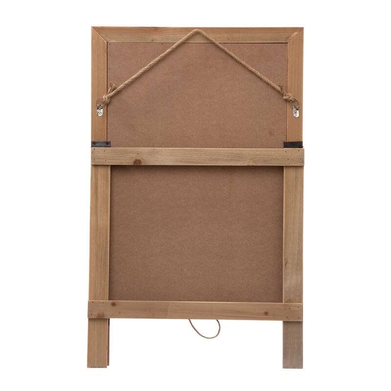 Glitzhome Easter/Patriotic Wooden Standing Easel Hanging Porch Signs ...