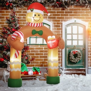 Christmas Inflatables Gingerbread Man Arch - Brown - Bed Bath & Beyond ...