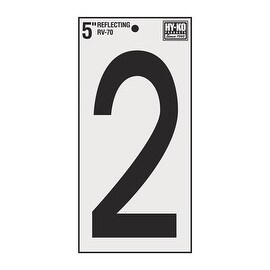 5" Reflective Vinyl Numbers - Bed Bath & Beyond - 12286531
