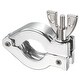 KF-16 Vacuum Clamp, 1 Pack Hose Clamp with Wing Nut for Ferrule, Silver ...
