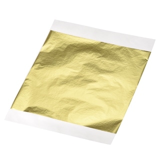Gold Leaf Foil Sheet, Leaf Paper,for Art Decoration,Sculpture,Painting ...