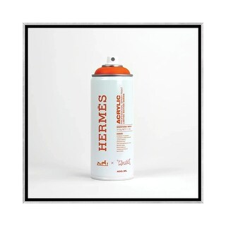 iCanvas "Brandalism Hermes Spray Paint Can" by Antonio Brasko Framed ...