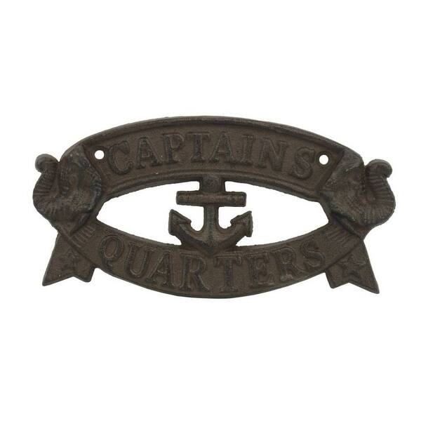 Antique White Captains Quarters Sign - Bed Bath & Beyond - 35571859