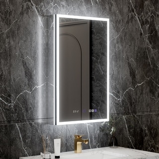 20*32 inch Smart LED Medicine Cabinet with GFCI Outlet & Blum Hinges ...