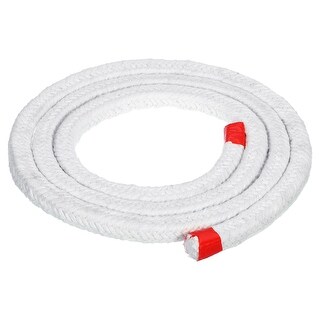 6.57ft x 0.59 inch Ceramic Fiber Rope Square Braided Rope Gasket Seal ...