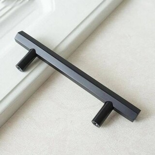 Brizza 5-1/16 in. (128 mm.) Hexagon Black Cabinet Handle Drawer Pull ...