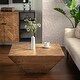 35.43"Vintage Style Ladder-Shaped Coffee Table, for Office, Dining Room ...