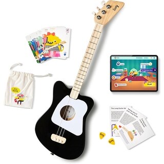 Loog Mini Acoustic kids Guitar for Beginners 3-strings Ages 3 & more ...